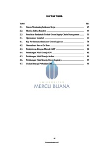 ANALISIS PENERAPAN GREEN LOGISTICS PADA RAW MATERIAL TRANSPORTATION, WAREHOUSING, PACKAGING ...